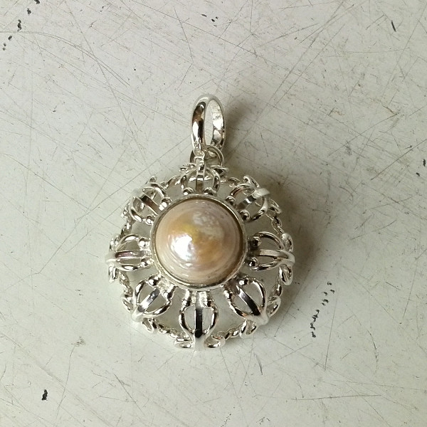 wisiorek,srebro,perła - Wisiory - Biżuteria w ArsNeo